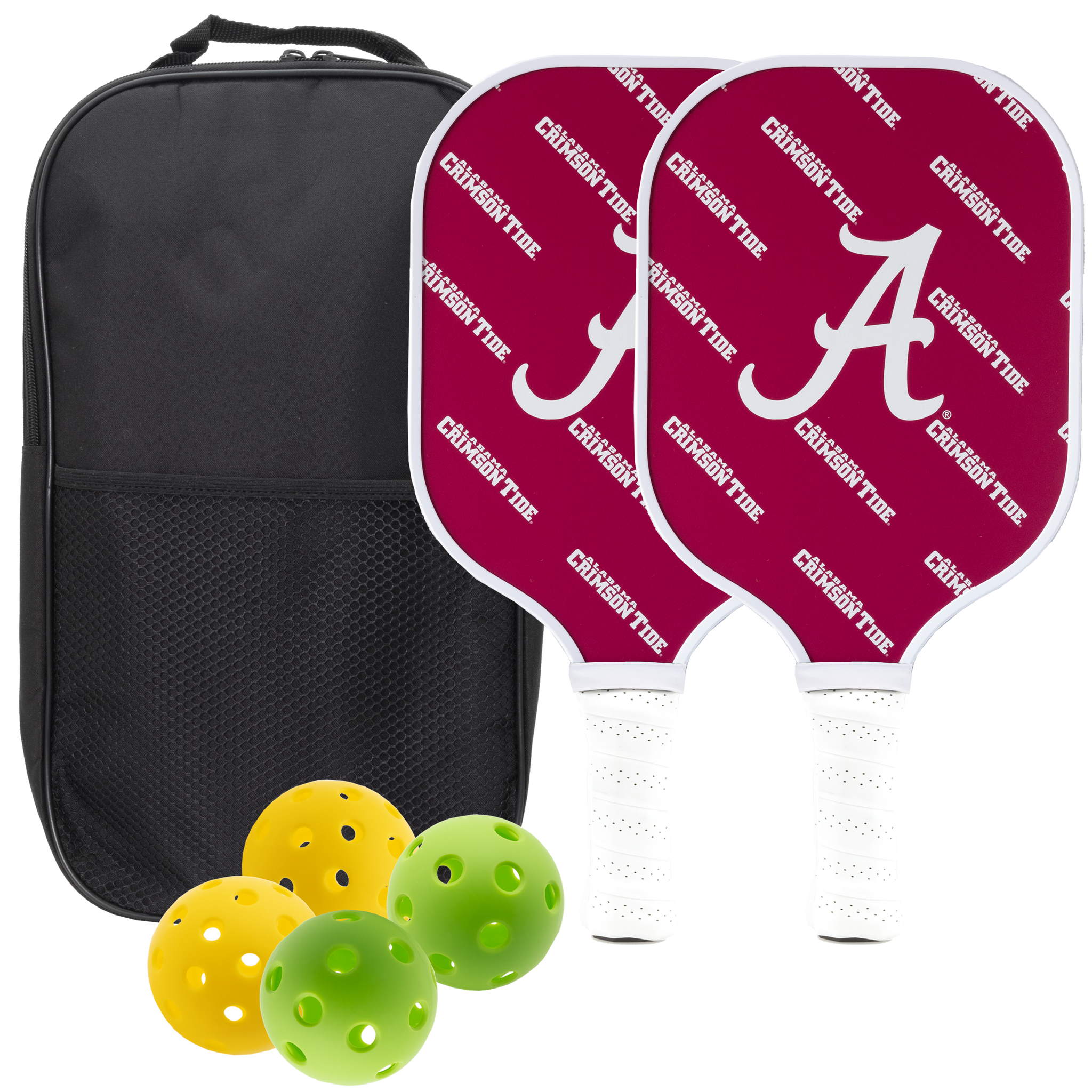 ALABAMA CRIMSON TIDE PICKLEBALL PADDLE SET