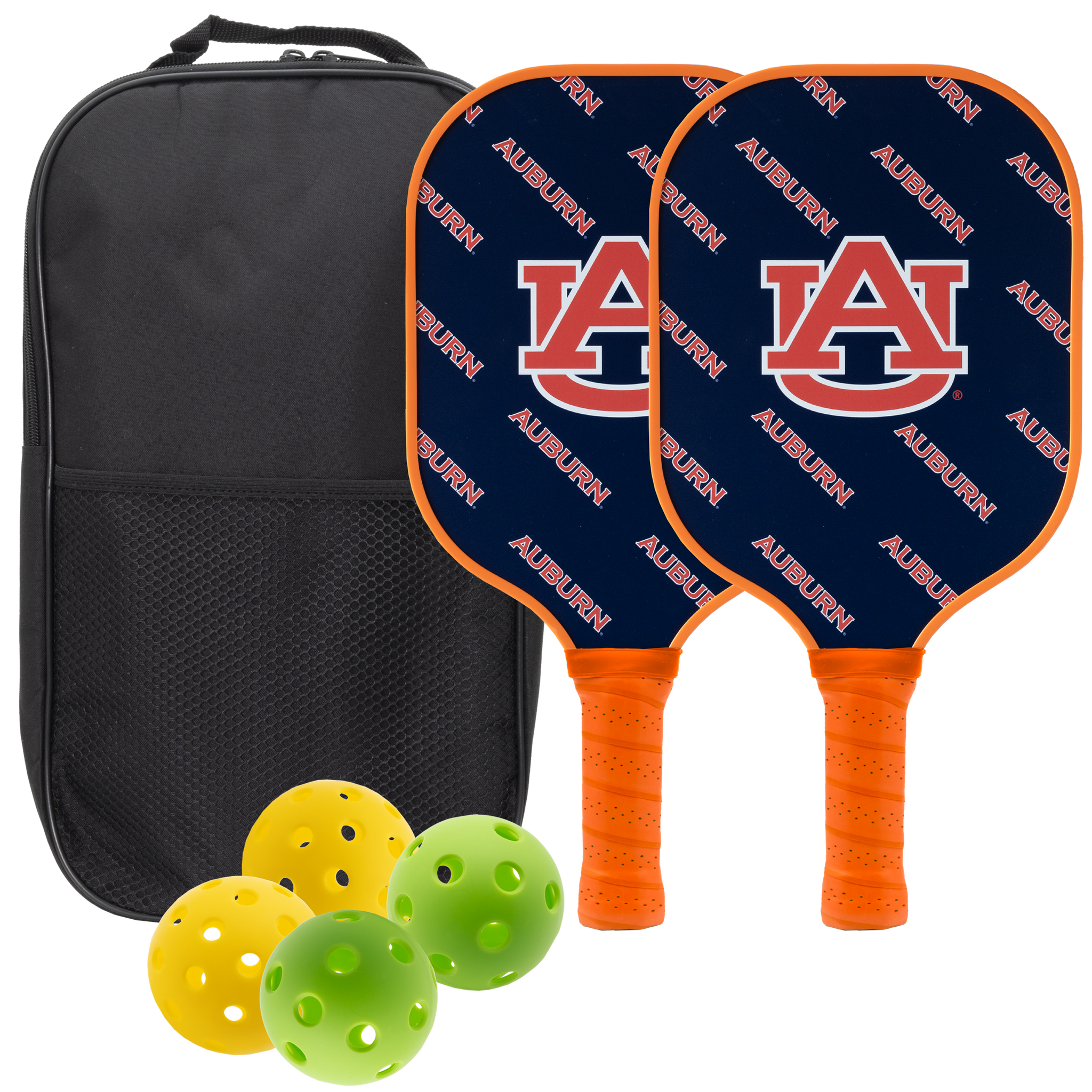 AUBURN TIGERS PICKLEBALL PADDLE SET
