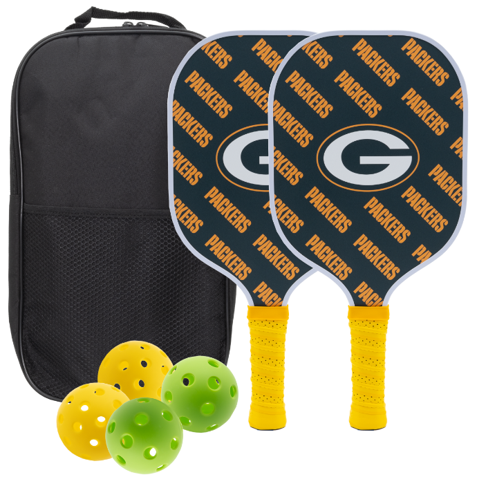 Green Bay Packers Pickleball Paddle Set | Shop Pickleball Paddle Sets ...